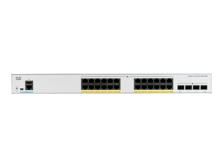Cisco Catalyst 1000 Rackmount Gigabit Managed Switch, 24x - e-tec ...