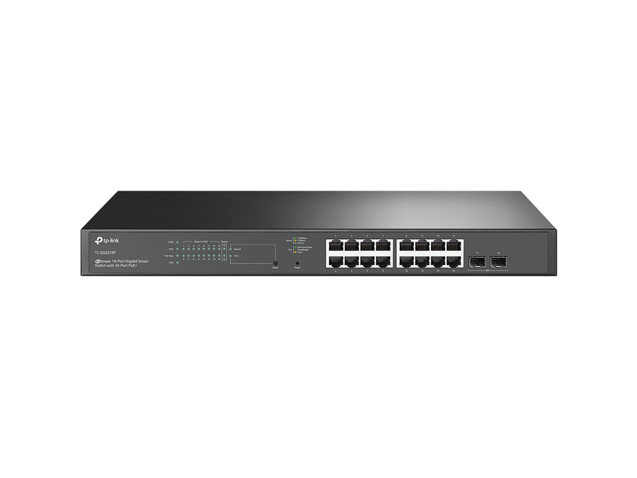 TP-LINK TL-SG2218P JetStream Rackmount Gigabit Smart Switch, - e-tec ...