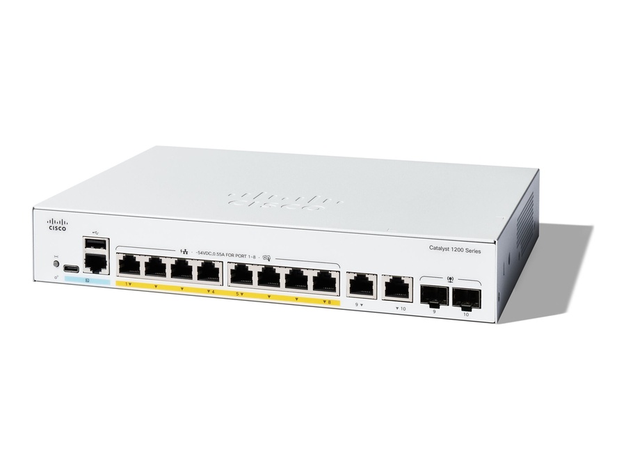 CISCO Catalyst 1200 Rackmount Gigabit Managed Switch, 8x - e-tec ...