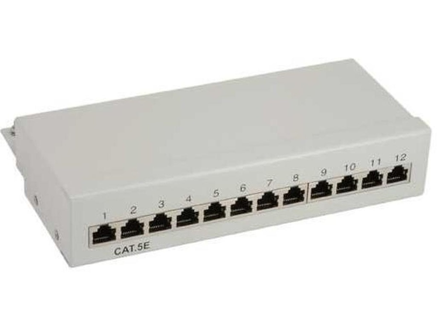 INLINE Patchfeld Cat,5e, 12-fach, Tisch/Wand-Montage, - e-tec ...