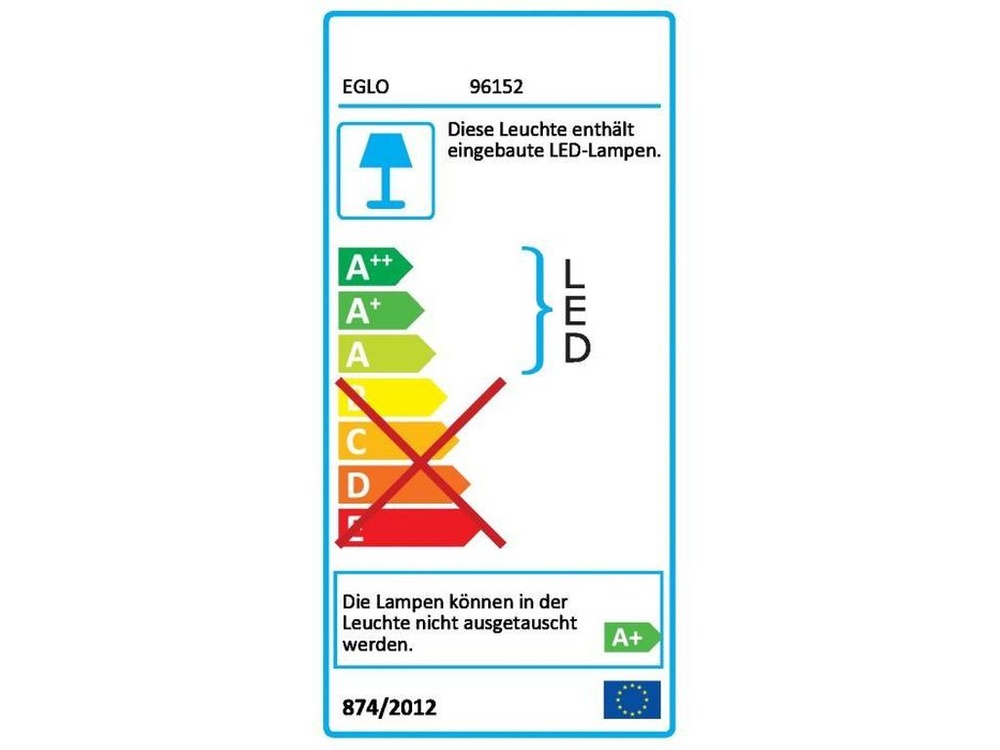 EGLO LED-PANEL BASIS 300X300 16W/2100LM 4000K OPALSALOBRENA1 - e-tec ...