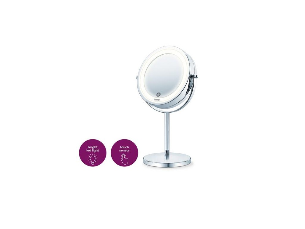 BEURER BS 55 Kosmetikspiegel 7-fach Zoom & Touch Sensor - e-tec ...