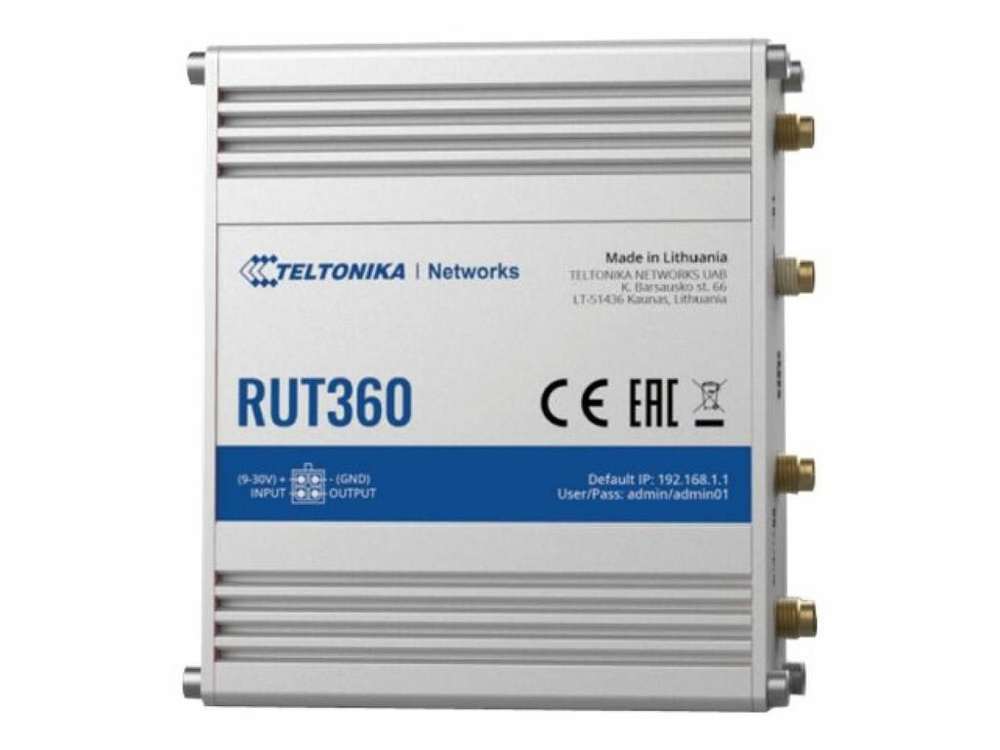 TELTONIKA RUT360 Industrial 4G LTE Cat-6 Router - e-tec: Österreichs Nr ...