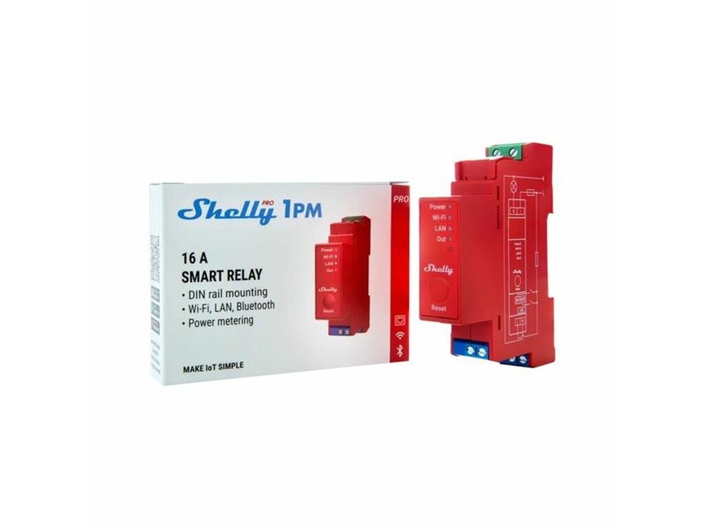 SHELLY Pro 1PM WLAN & LAN Schaltaktor Max. 16A BT - e-tec: Österreichs Nr.1 Markenelektronik ...