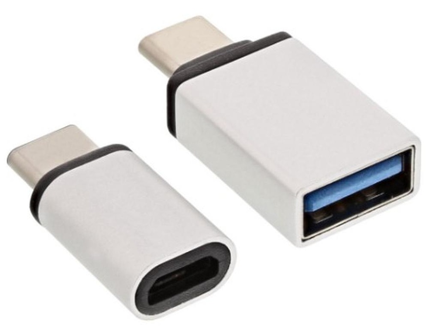 INLINE USB Adapter-Set, Typ C Stecker an Micro-USB oder USB - e-tec ...